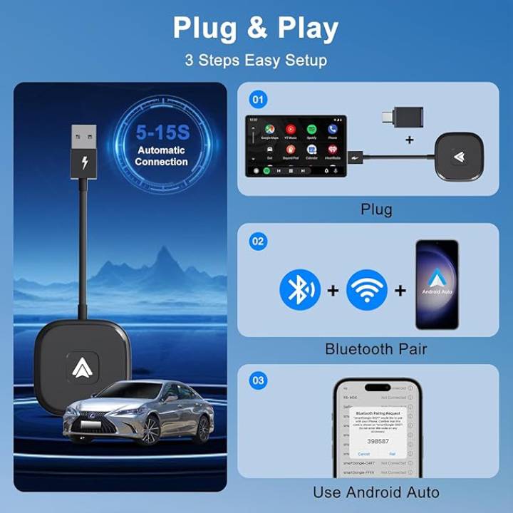 Android Auto Wireless Adapter - SL Supplies & Tech